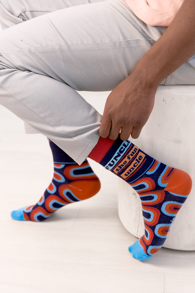 Fun Uncle Socks for Men - Uptown Sox