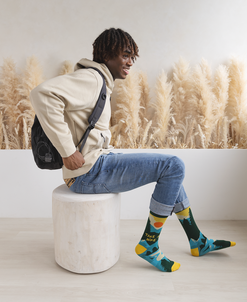 Take a Hike Socks for Men - Uptown Sox
