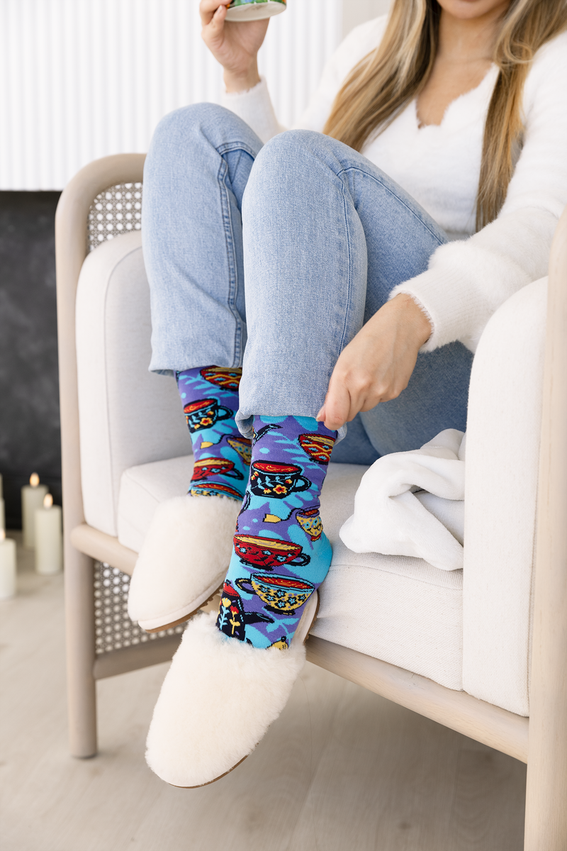 Tea Time Socks for Women - Uptown Sox