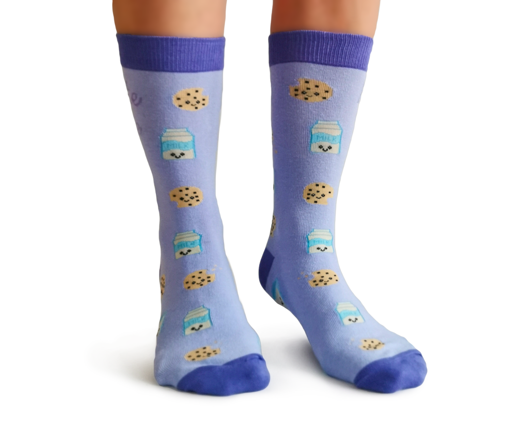 Milk and Cookies Socks for Women - Uptown Sox
