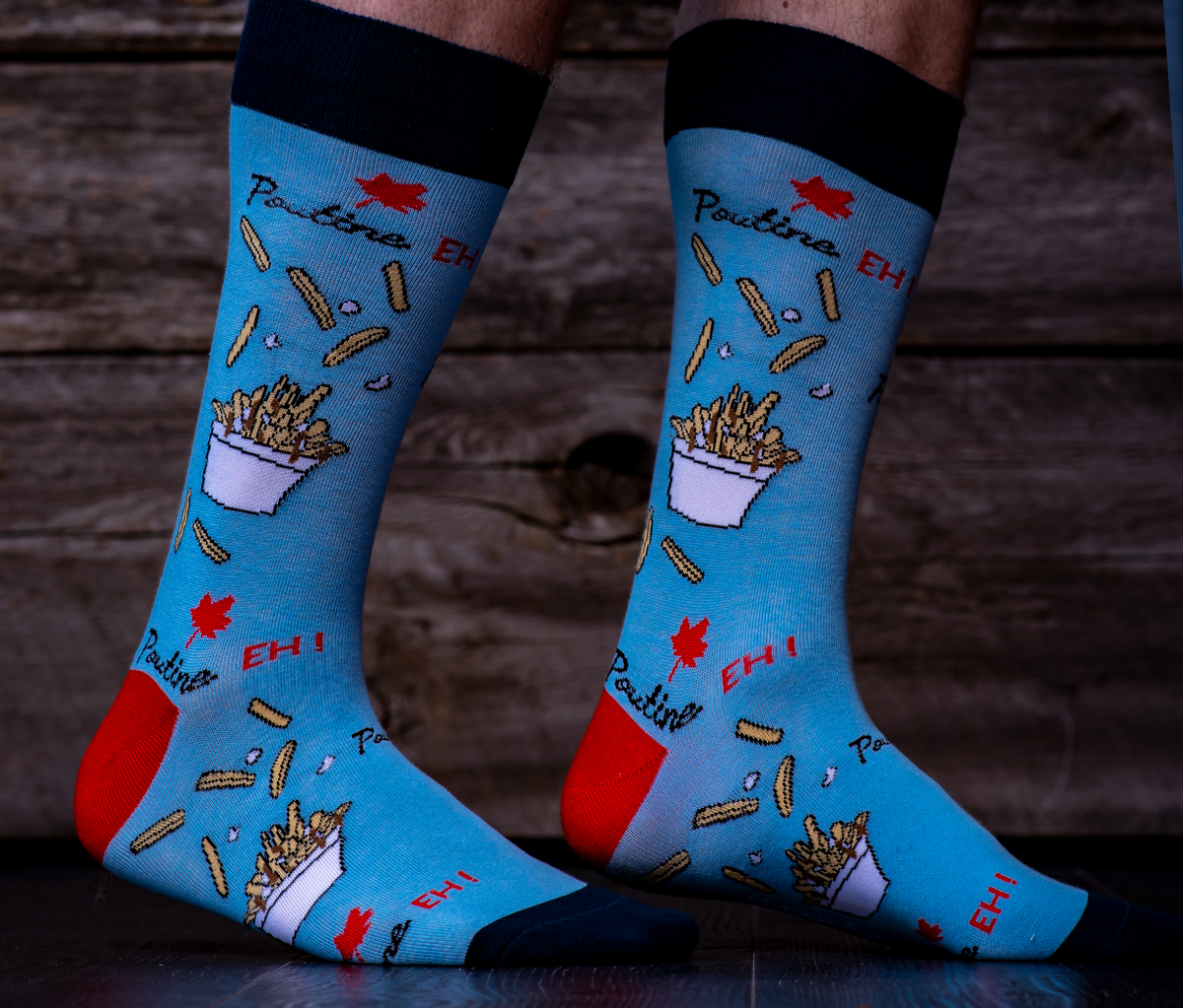 Poutine Socks for Men - Uptown Sox