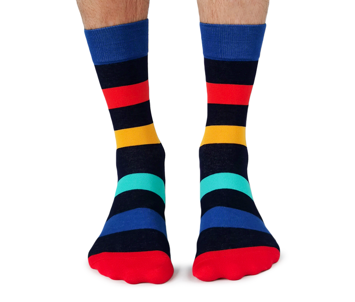 Multi-Colored Men's Dress Socks - Uptown Sox