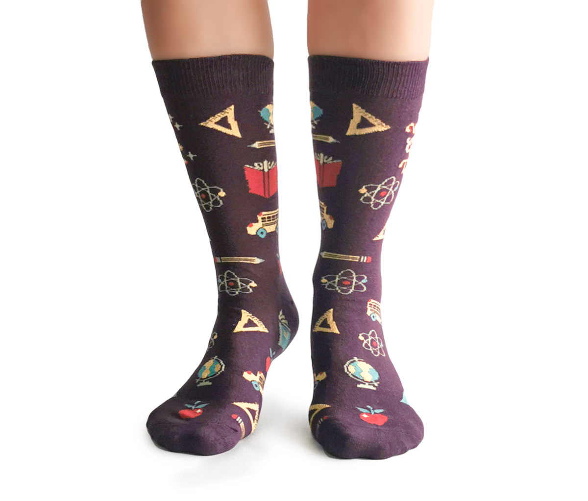 Best Teacher Socks for Women - Uptown Sox