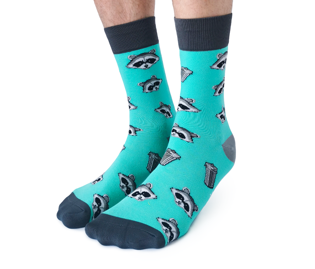 Raccoon Socks for Men - Uptown Sox